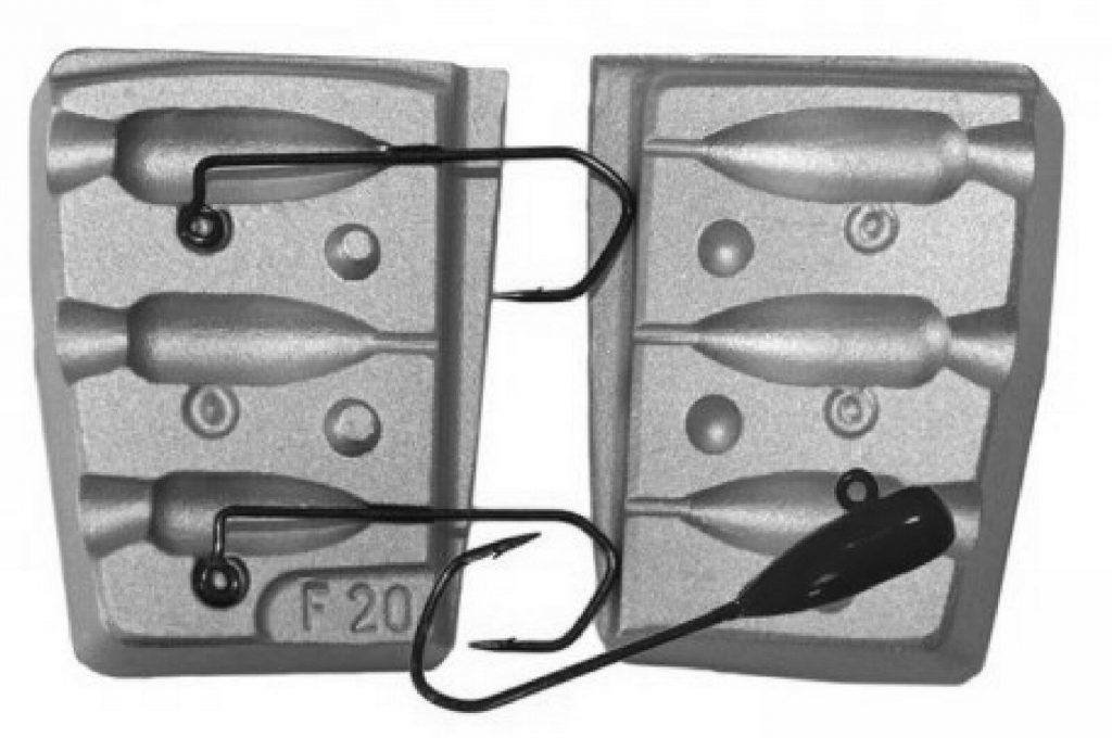 Tube Jig mould produces 3 jigs deadly for Cod Salmon,Trout, most ...